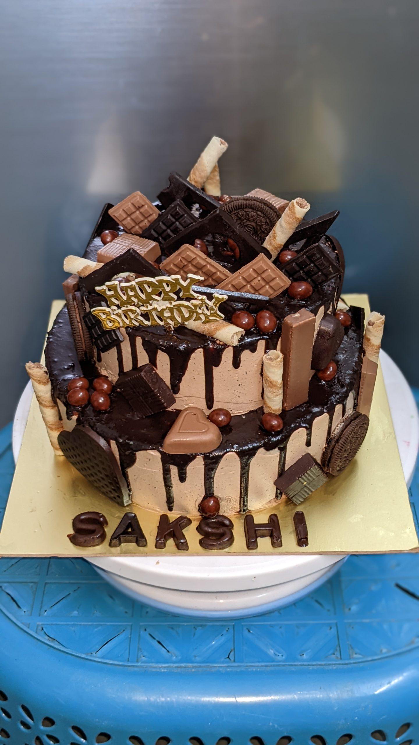 Best Chocolate Overloaded Two Tier Cake In Thane Order Online